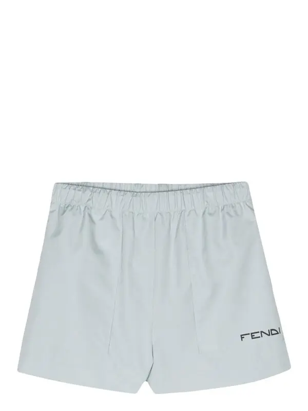 Fendi Nylon Shorts - Clear Blue