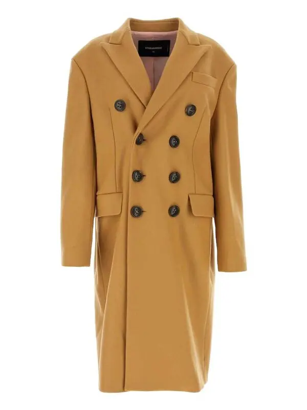 Dsquared2 Deana Oversize Coat - Brown