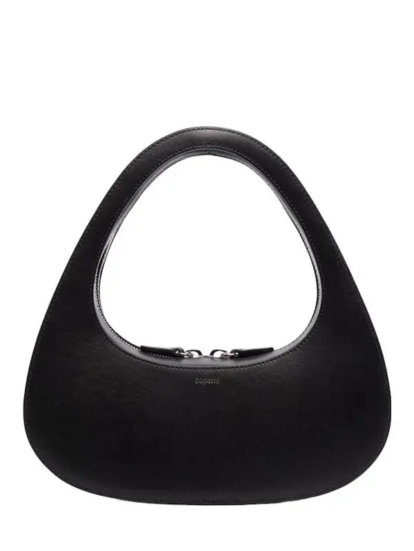 Coperni Leather Top Handle Bag - Black