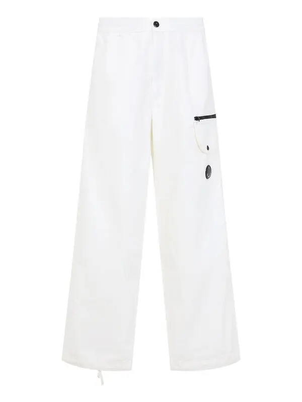 C.P. COMPANY Microreps Boxy Cargo Pants - White