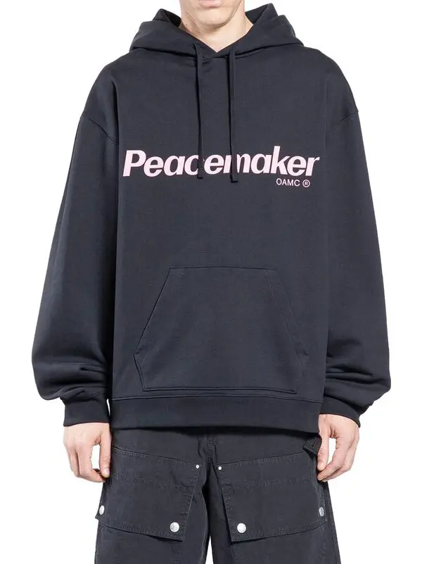 OAMC Peacemaker Loose Fit Hoodie - Black