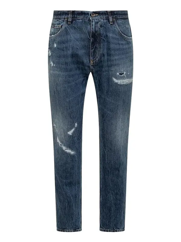Dolce & Gabbana Straight Fit Jeans - Blue