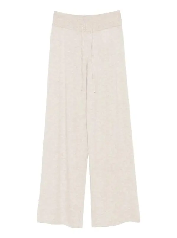 LISA YANG Cashmere Wide Leg Pants - Beige