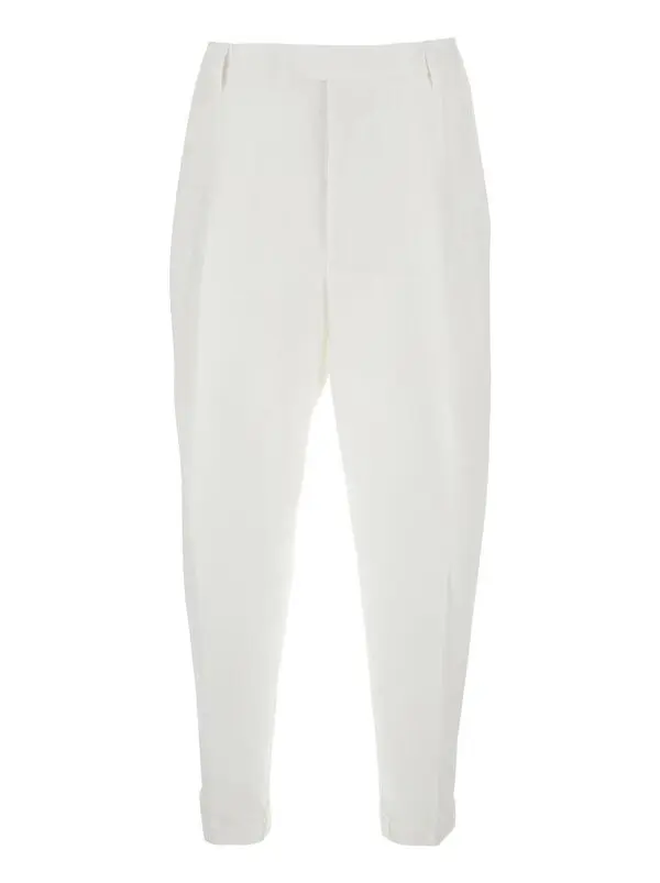 Dolce & Gabbana Regular Fit Trousers - White