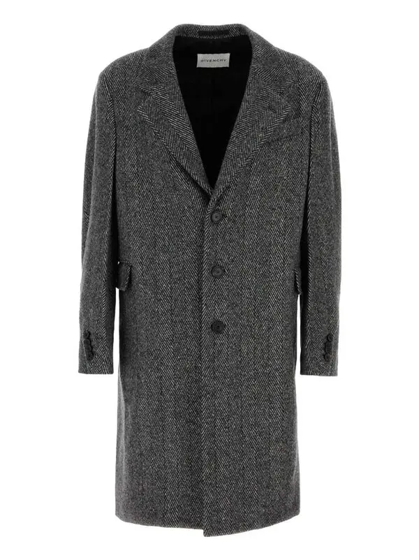 Givenchy Embroidered Wool-blend Coat - Printed