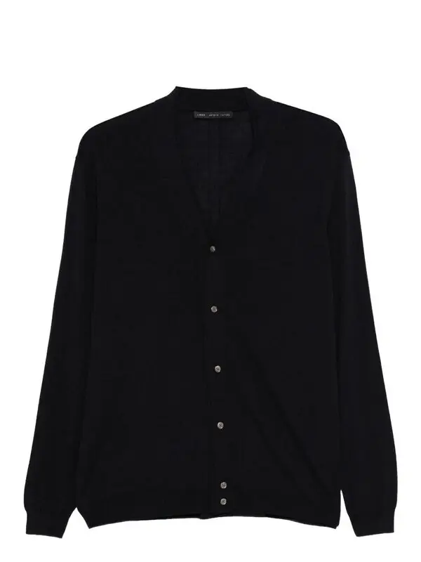 LOW BRAND Wool Cardigan - Blue