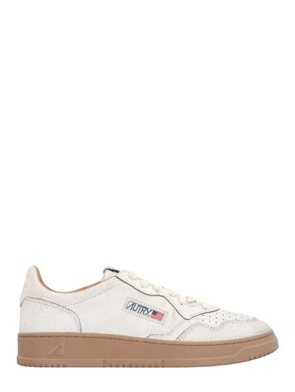 AUTRY Medalist Leather Low-top Sneakers - White