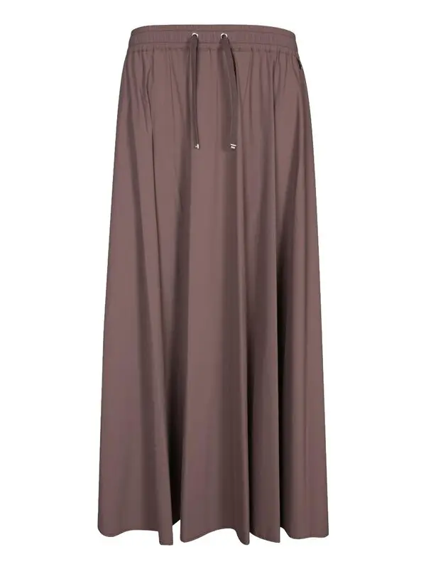 Herno Midi Nylon Skirt - Brown