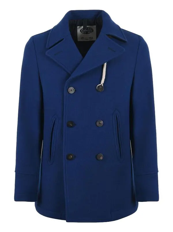 CAMPLIN Pea Coat - Blue