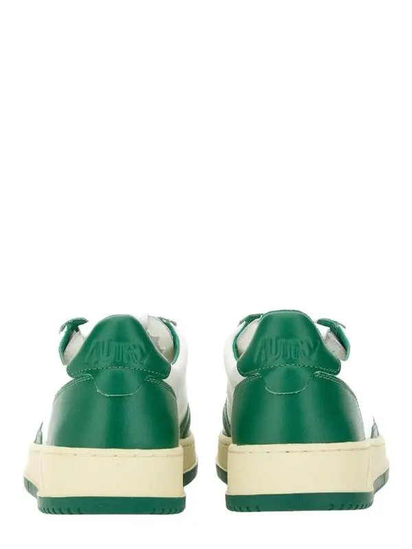 AUTRY Medalist Low Leather Sneakers - Green