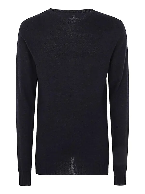 MD75 Round Neck Cashmere Sweater - Blue