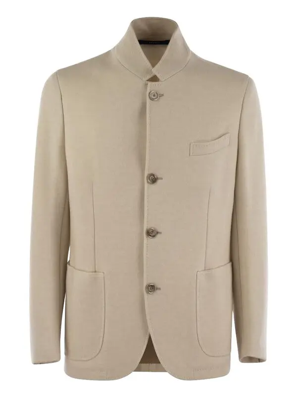 Fedeli Damon Cashmere Blazer - Beige