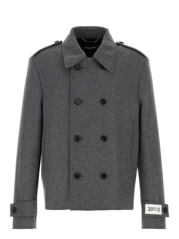 Dolce & Gabbana Coat - Melangegrigio