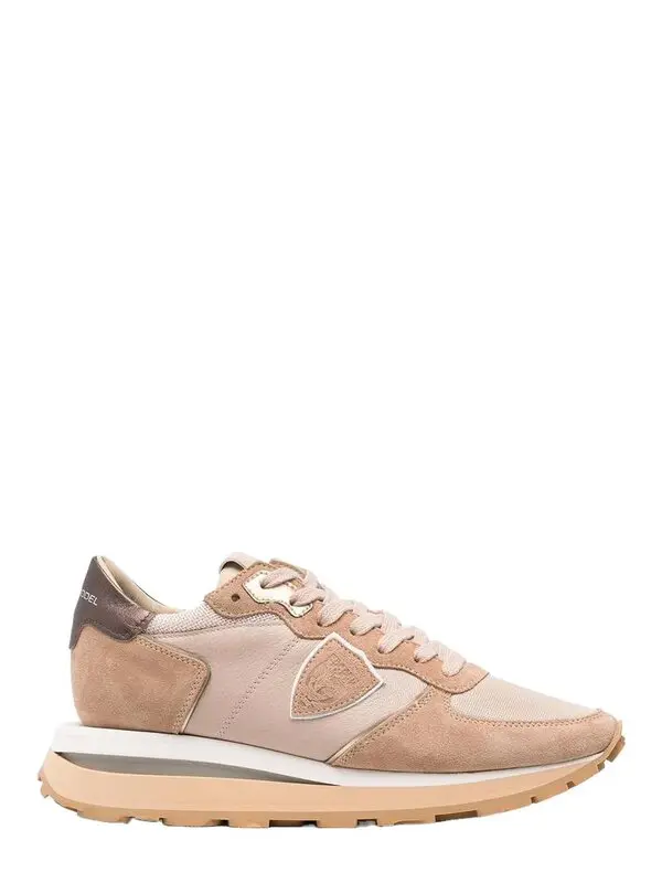 Philippe Model Panelled Sneakers - Beige