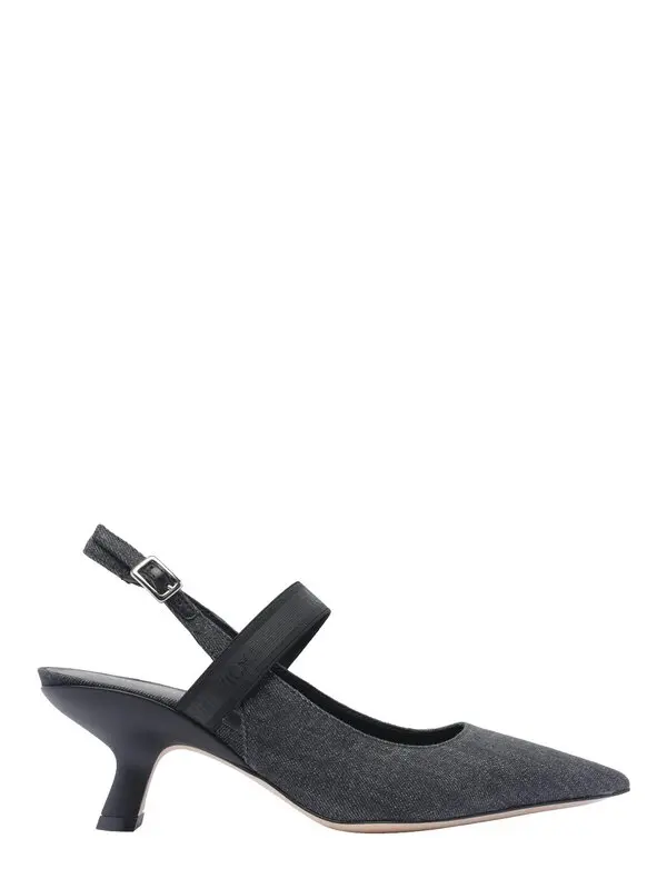VIC MATIE Slingback With Heel - Black