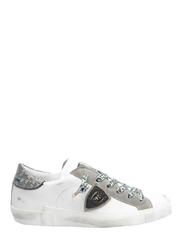 Philippe Model Leather Sneakers - White