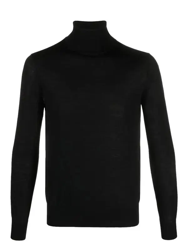 BALLANTYNE Turtleneck Pullover - Black