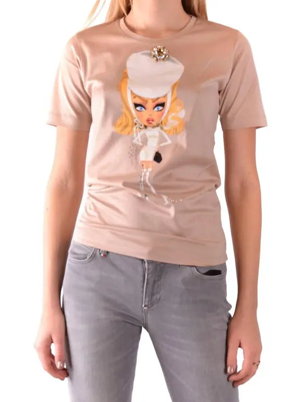 Dsquared2 T-shirt Short Sleeves - Beige