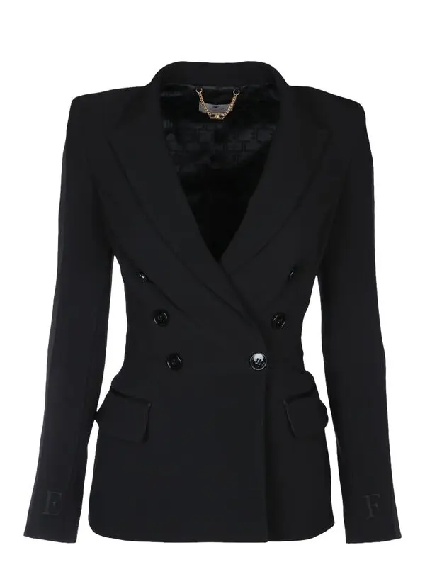 Elisabetta Franchi Jacket - Black