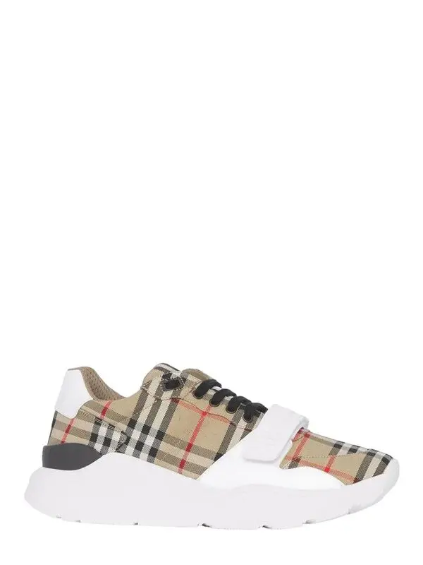 Burberry Regis Low-top Sneakers - Archive Beige Ip Chk