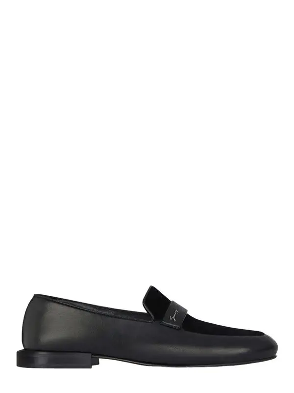 Givenchy Leather And Suede Loafers - Black