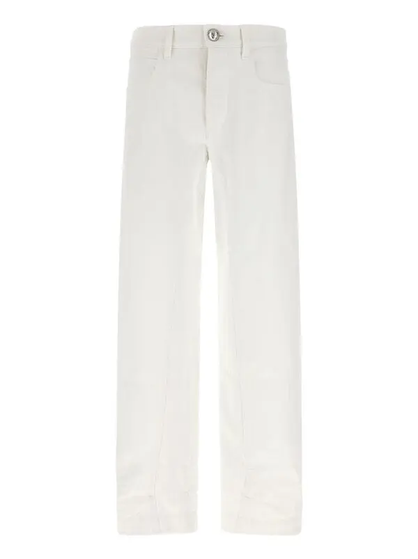 JIL SANDER Cotton Jeans - White
