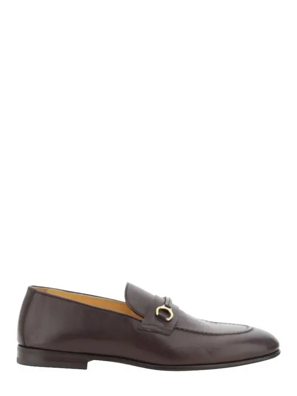 Brunello Cucinelli Leather Loafers - Brown