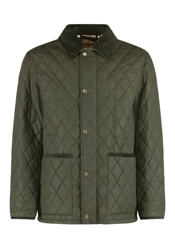 Burberry Nylon Quilted Jacket - Green