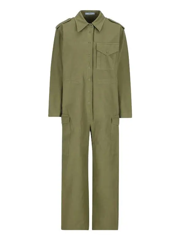 Prada Cotton Shirt Dress - Multicolor