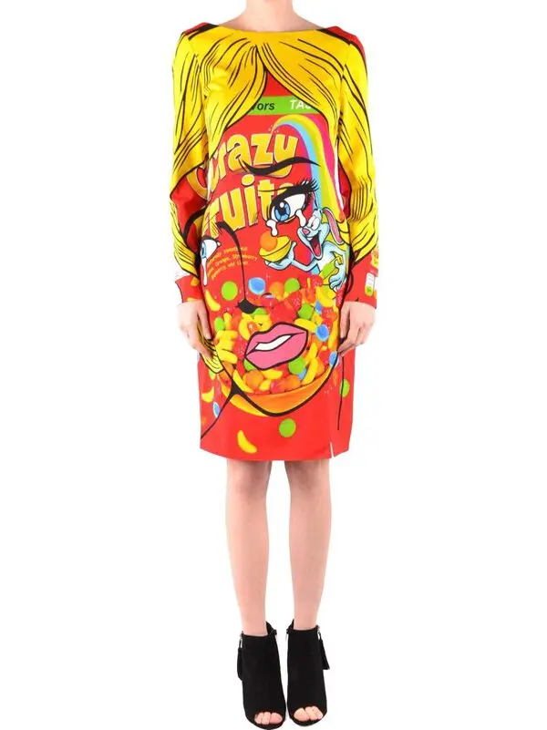 Moschino Printed Dress - Multicolor