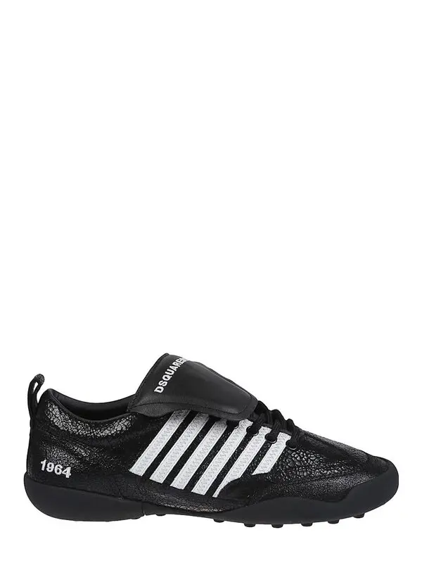 Dsquared2 Soccer Lace-up Low Top Sneakers - Black