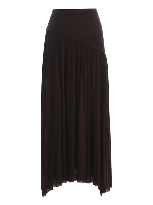Philosophy Di Lorenzo Serafini Draped Skirt - Brown