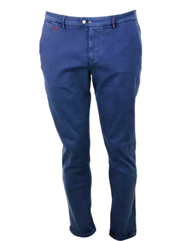 TRAMAROSSA Regular Luis Trousers - Avion Blue