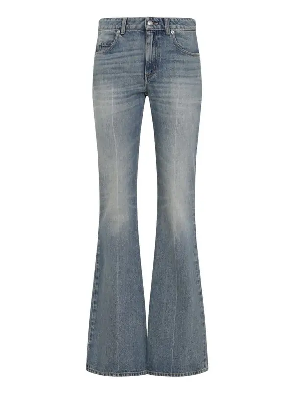 Alexander McQueen Light Flared Jeans - Blue