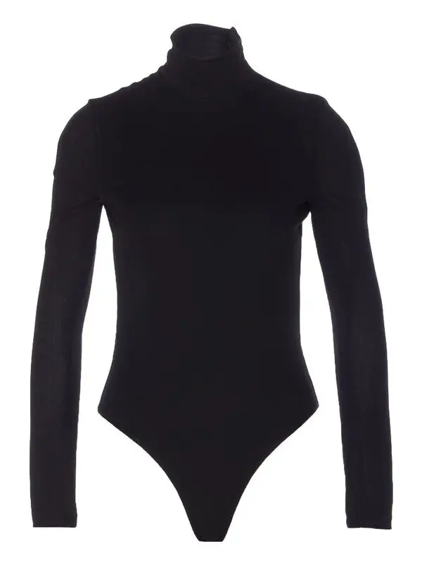 Alaïa Body With Button Closure - Black
