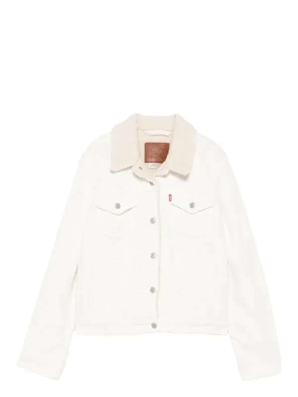 LEVI'S Sherpa Collar Corduroy Jacket - Beige