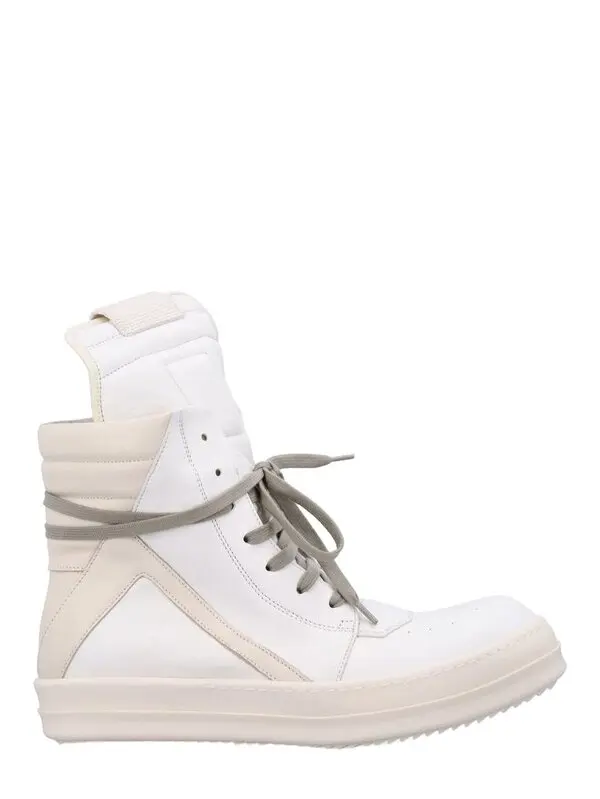 Rick Owens Geobasket High-top Sneakers - Milk Milk Milk