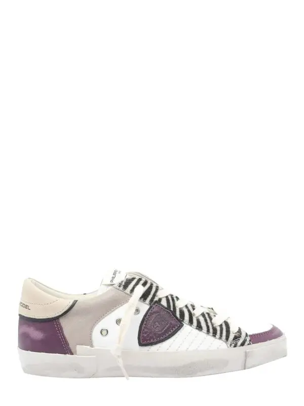 Philippe Model Leather Sneakers - White