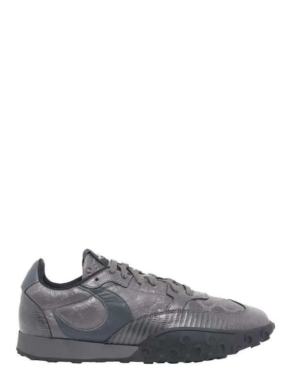 MARINE SERRE Lizard-skin Effect Sneakers - Grey