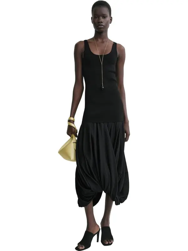 TOTÊME Cocoon Tank Dress - Black