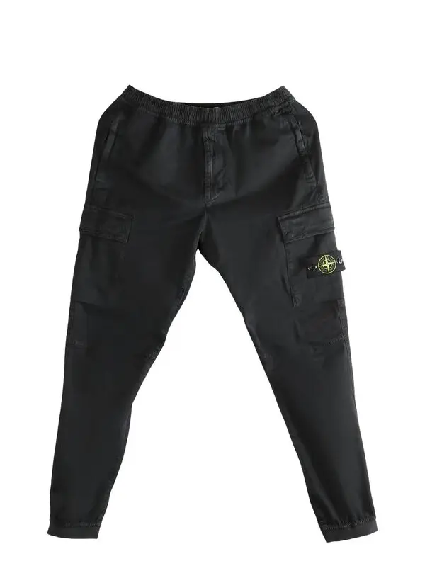 Stone Island Cargo Pants - Black