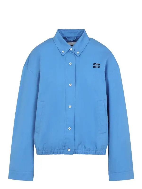 Miu Miu Cotton Jacket - Blue