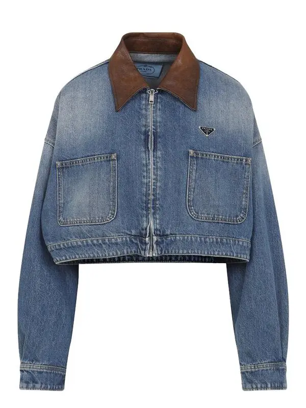 Prada Cotton Blouson - Blue