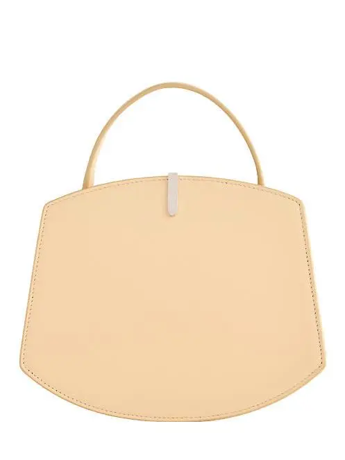 Savette Florence 20 Leather Top-handle Bag - Ecru