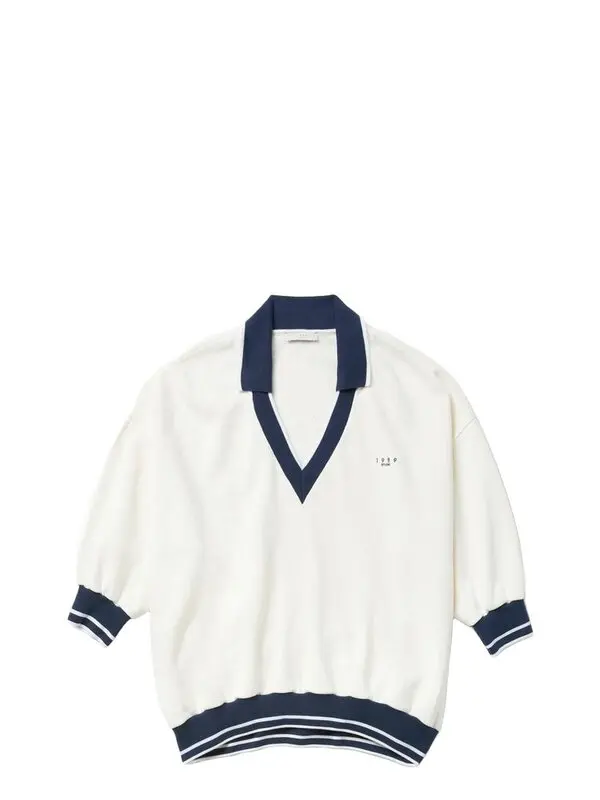 1989 STUDIO Jp V-neck Sweatshirt - White