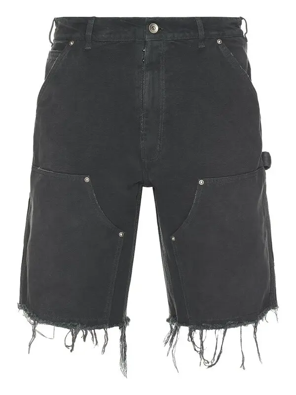 MAISON MARGIELA Denim Utility Shorts - Grey