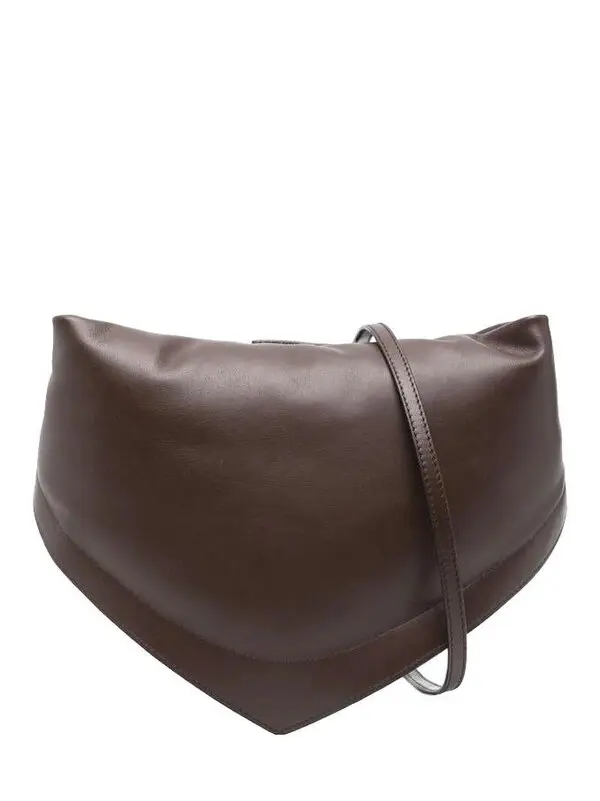 FEDERICO CINA Twisted Top Handle Bag - Brown