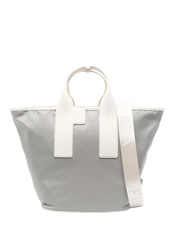 Furla Piuma L Tote Bag - 3961s Cenere+ballerina I+panna