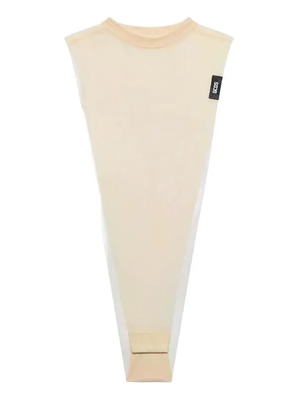 Gcds Inverted Triangle Bodysuit - Neutrals