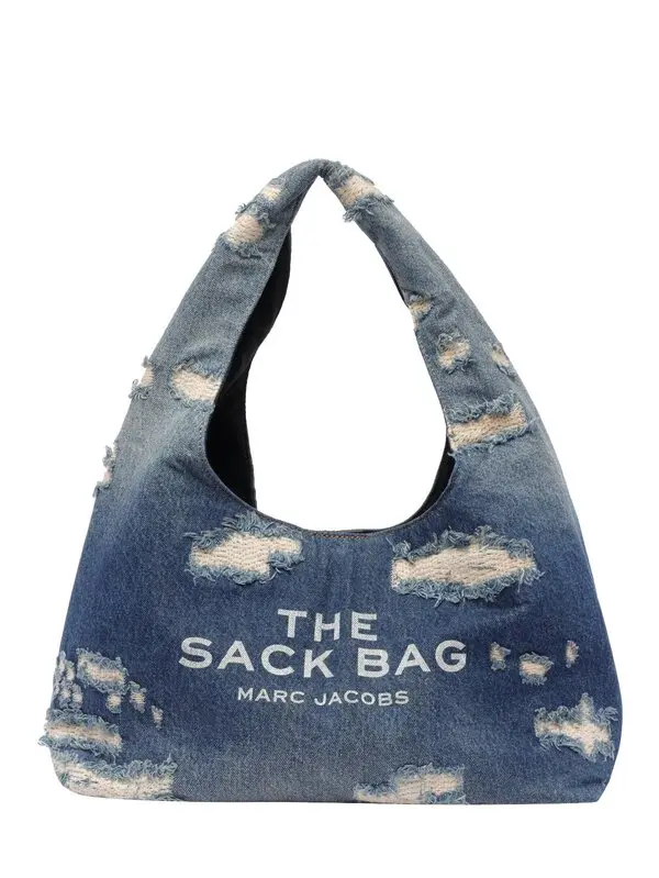Marc Jacobs Denim The Sack Bag - Blue